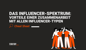 CHEAT SHEET: VORTEILE EINER ZUSAMMENARBEIT MIT ALLEN INFLUENCER-TYPEN